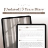 홍지다이어리 굿노트 만년형 3년 다이어리 7종 출시 2025 2027년 연간 달력 스티커 포함 네이버 블로그